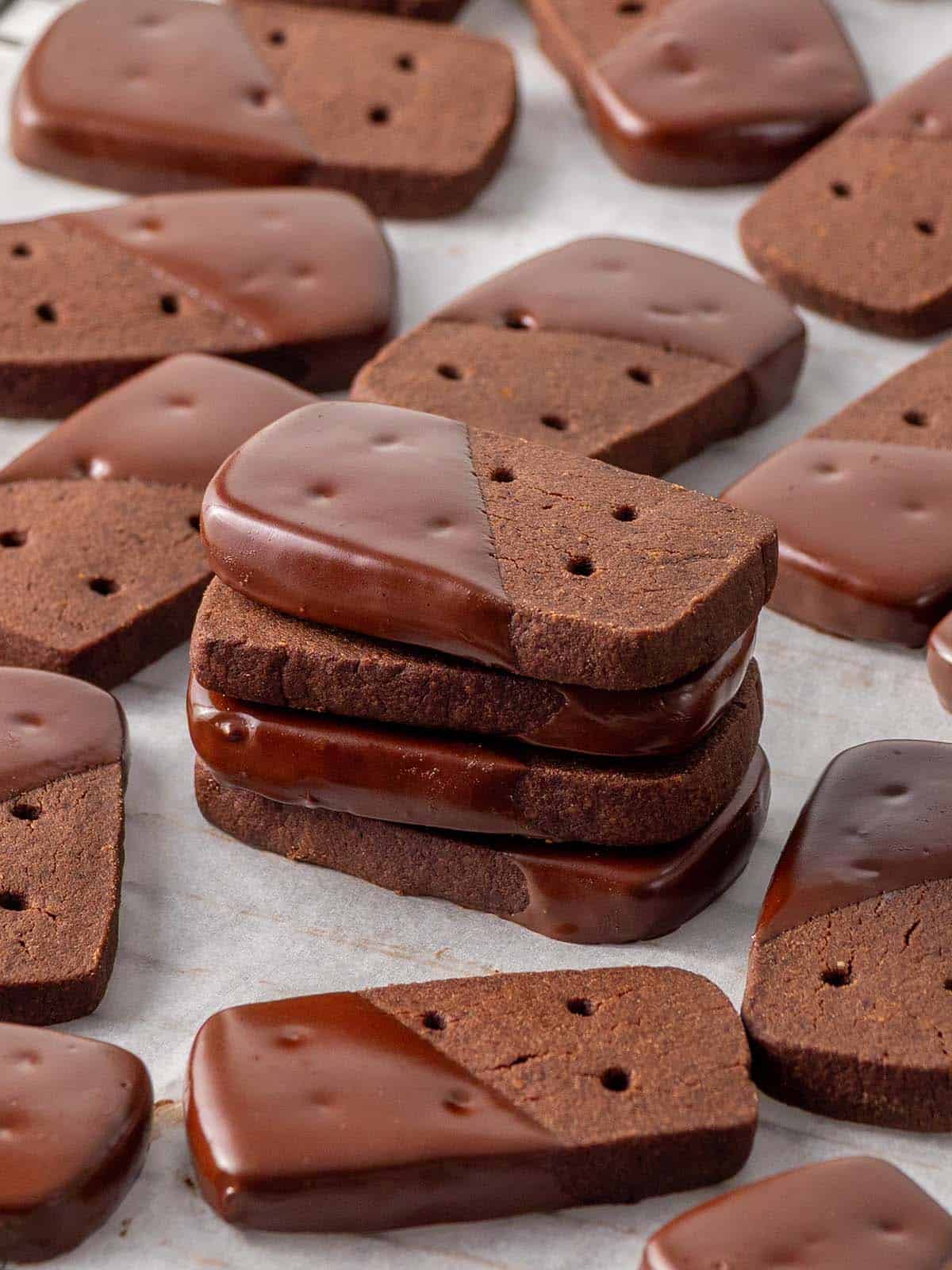 30 Minute Chocolate Shortbread Recipe - The Scranline