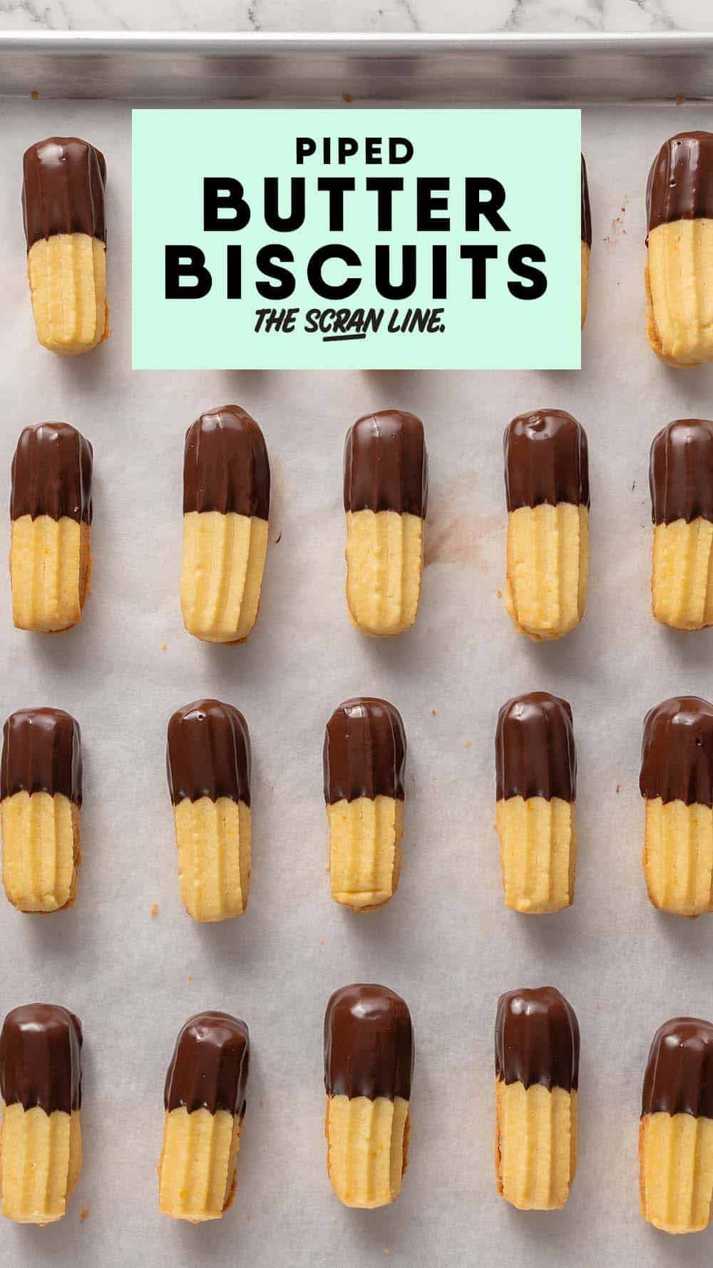 Piped Butter Cookies with Raspberry Jam (Viennese Whirls) - The Scranline